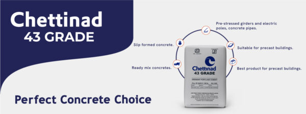 OPC 43 Grade Cement - Strong & Reliable by Chettinad